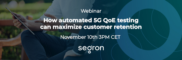 20221110 SEGRON 5G QoE Webinar 20221110 SEGRON 5G QoE Webinar